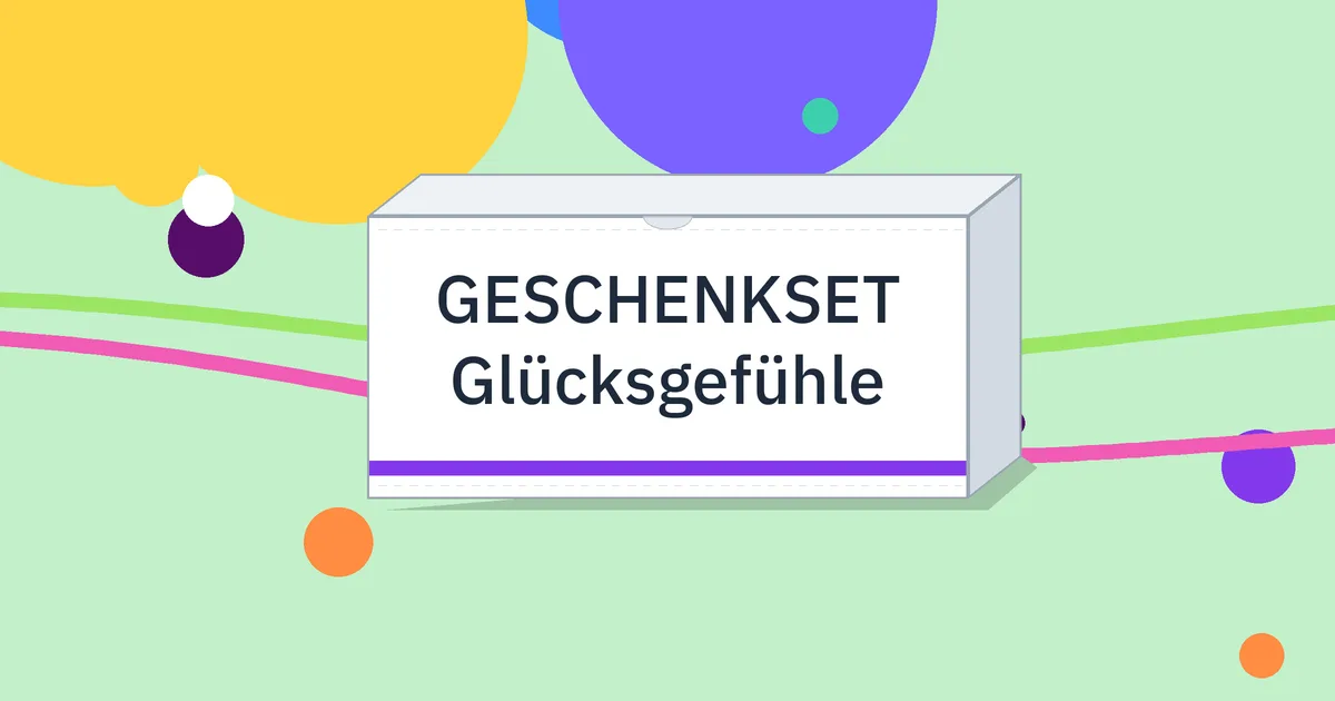 Symbolbild: Packung mit der Aufschrift GESCHENKSET Glücksgefühle (PZN 19181932) – Verfügbarkeit und Bezug in Apotheken in Frankfurt am Main