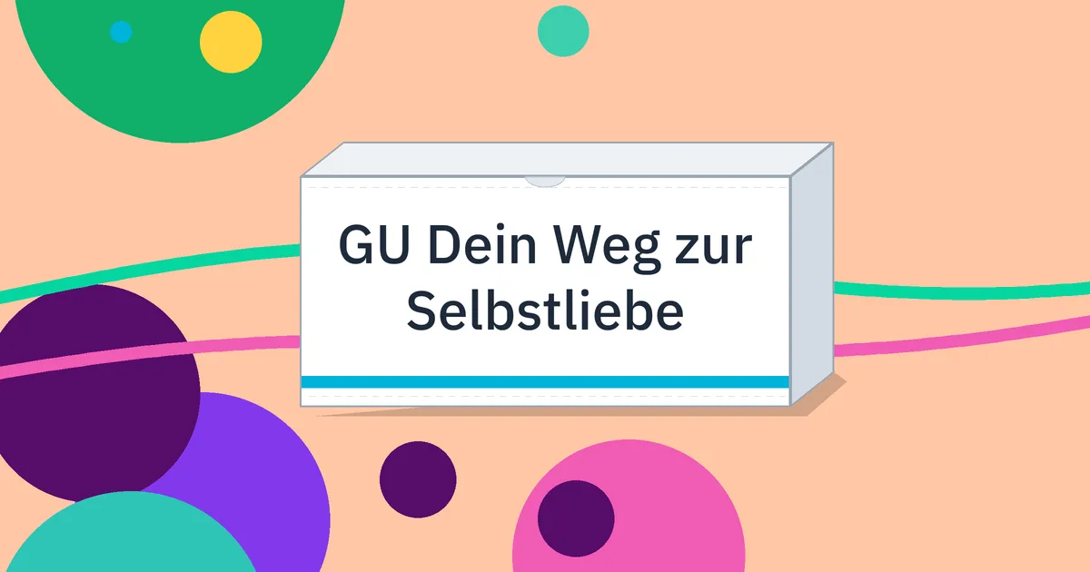 Symbolbild: Packung mit der Aufschrift GU Dein Weg zur Selbstliebe (PZN 12356110) – Verfügbarkeit und Bezug in Apotheken in Frankfurt am Main