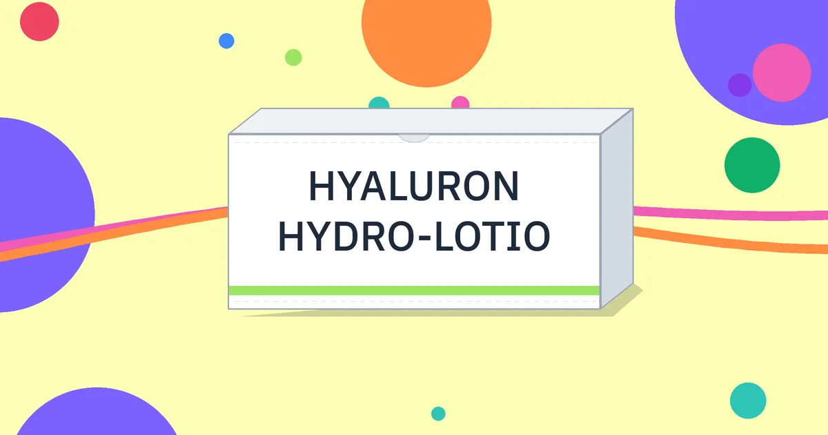 Symbolbild: Packung mit der Aufschrift HYALURON HYDRO-LOTIO (PZN 14160546) – Verfügbarkeit und Bezug in Apotheken in Frankfurt am Main