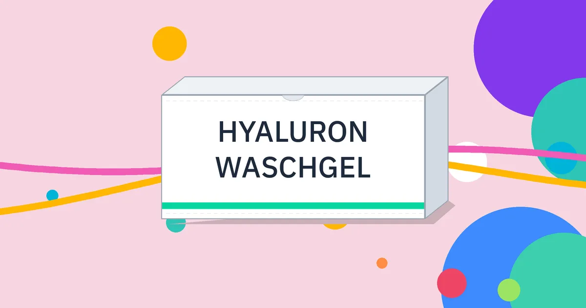 Symbolbild: Packung mit der Aufschrift HYALURON WASCHGEL (PZN 18914700) – Verfügbarkeit und Bezug in Apotheken in Frankfurt am Main