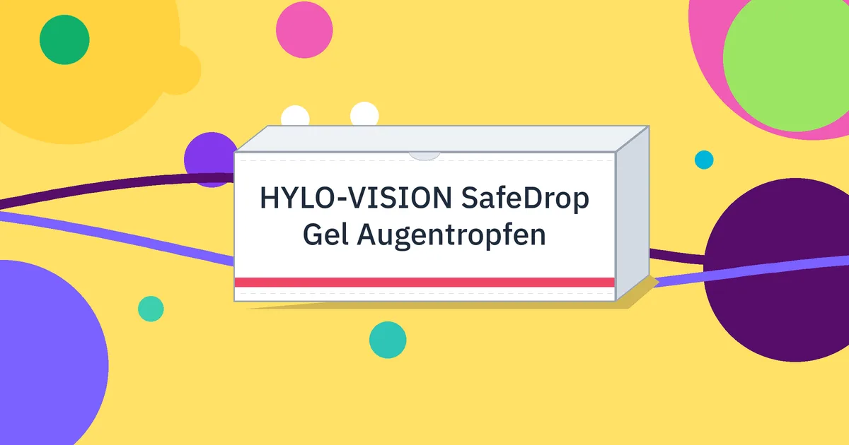 Symbolbild: Packung mit der Aufschrift HYLO-VISION SafeDrop Gel Augentropfen (PZN 10644879) – Verfügbarkeit und Bezug in Apotheken in Frankfurt am Main