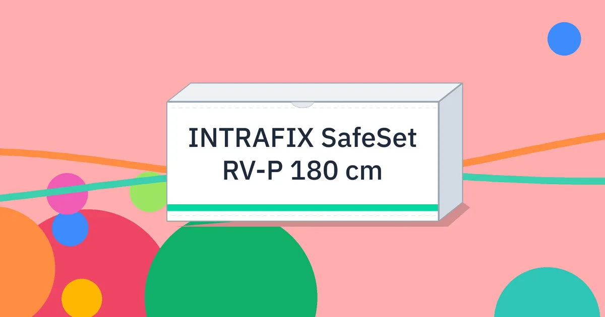 Symbolbild: Packung mit der Aufschrift INTRAFIX SafeSet RV-P 180 cm (PZN 18202158) – Verfügbarkeit und Bezug in Apotheken in Frankfurt am Main