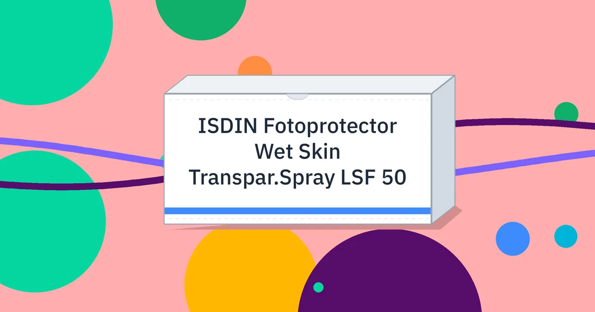 Symbolbild: Packung mit der Aufschrift ISDIN Fotoprotector Wet Skin Transpar.Spray LSF 50 (PZN 19461695) – Verfügbarkeit und Bezug in Apotheken in Frankfurt am Main