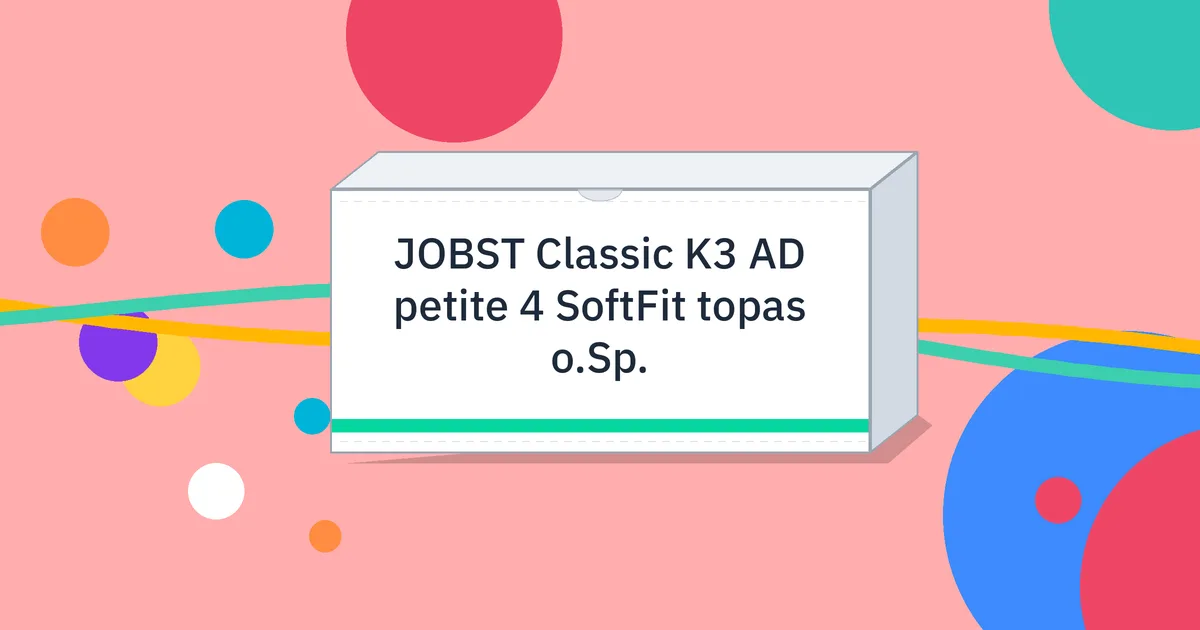 Symbolbild: Packung mit der Aufschrift JOBST Classic K3 AD petite 4 SoftFit topas o.Sp. (PZN 14223531) – Verfügbarkeit und Bezug in Apotheken in Frankfurt am Main