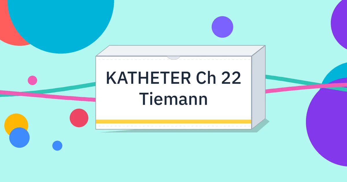 Symbolbild: Packung mit der Aufschrift KATHETER Ch 22 Tiemann (PZN 01730025) – Verfügbarkeit und Bezug in Apotheken in Frankfurt am Main