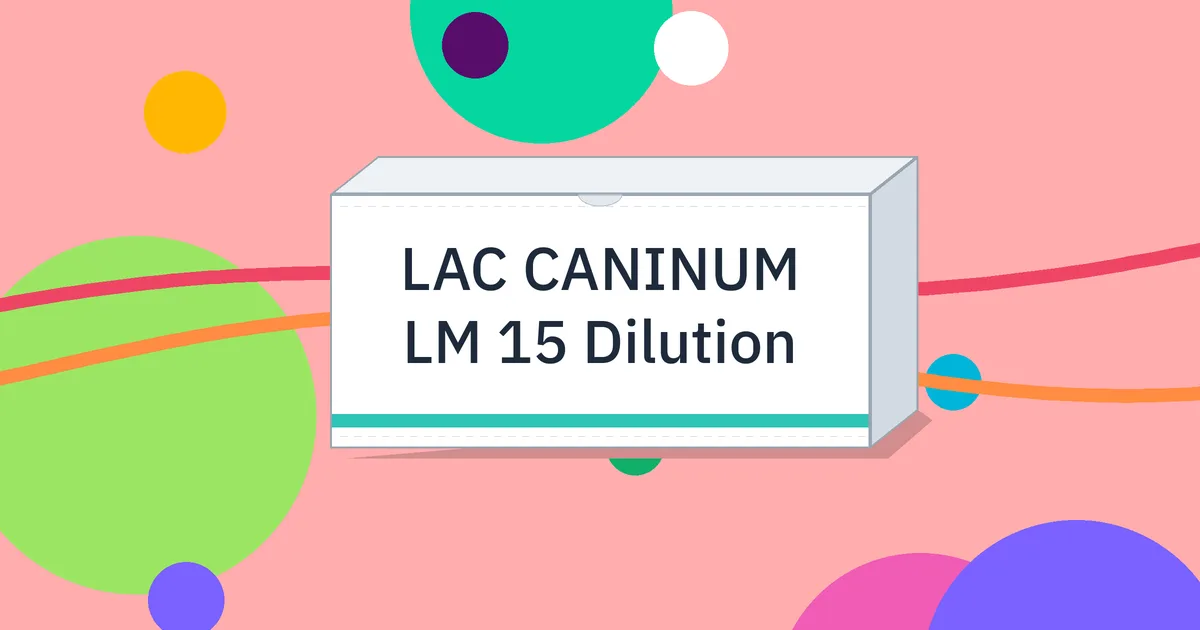 Symbolbild: Packung mit der Aufschrift LAC CANINUM LM 15 Dilution (PZN 12928954) – Verfügbarkeit und Bezug in Apotheken in Frankfurt am Main