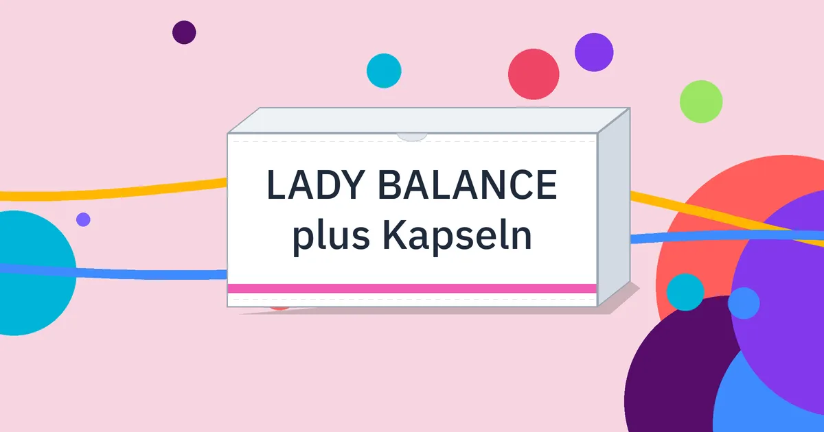 Symbolbild: Packung mit der Aufschrift LADY BALANCE plus Kapseln (PZN 20223848) – Verfügbarkeit und Bezug in Apotheken in Frankfurt am Main