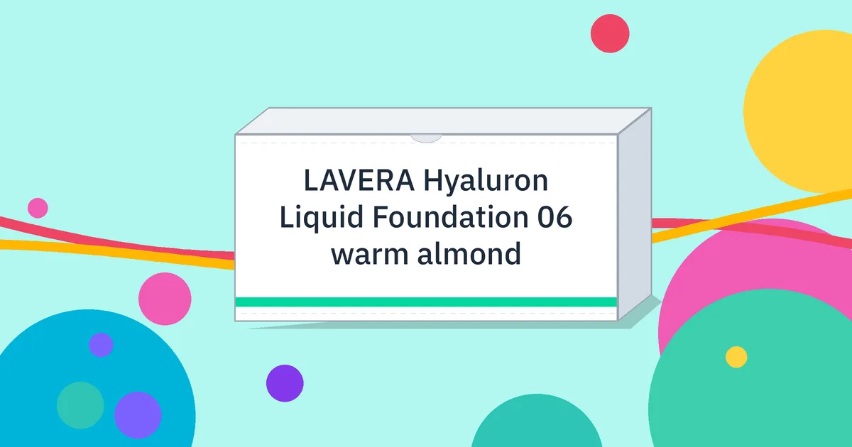 Symbolbild: Packung mit der Aufschrift LAVERA Hyaluron Liquid Foundation 06 warm almond (PZN 16929146) – Verfügbarkeit und Bezug in Apotheken in Frankfurt am Main