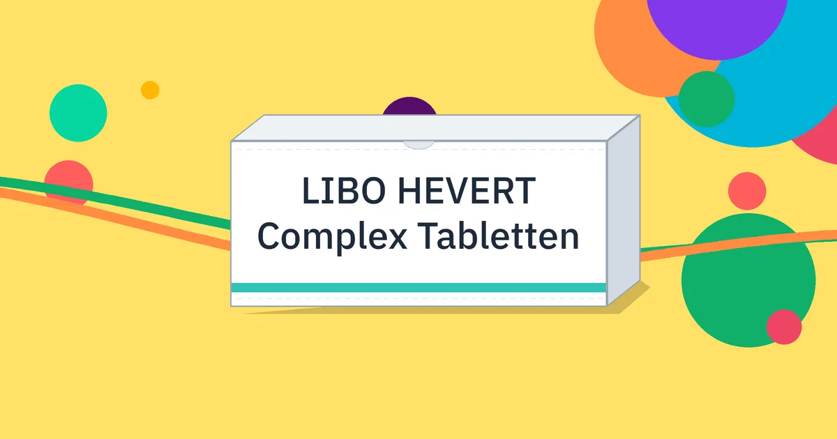 Symbolbild: Packung mit der Aufschrift LIBO HEVERT Complex Tabletten (PZN 17160133) – Verfügbarkeit und Bezug in Apotheken in Frankfurt am Main