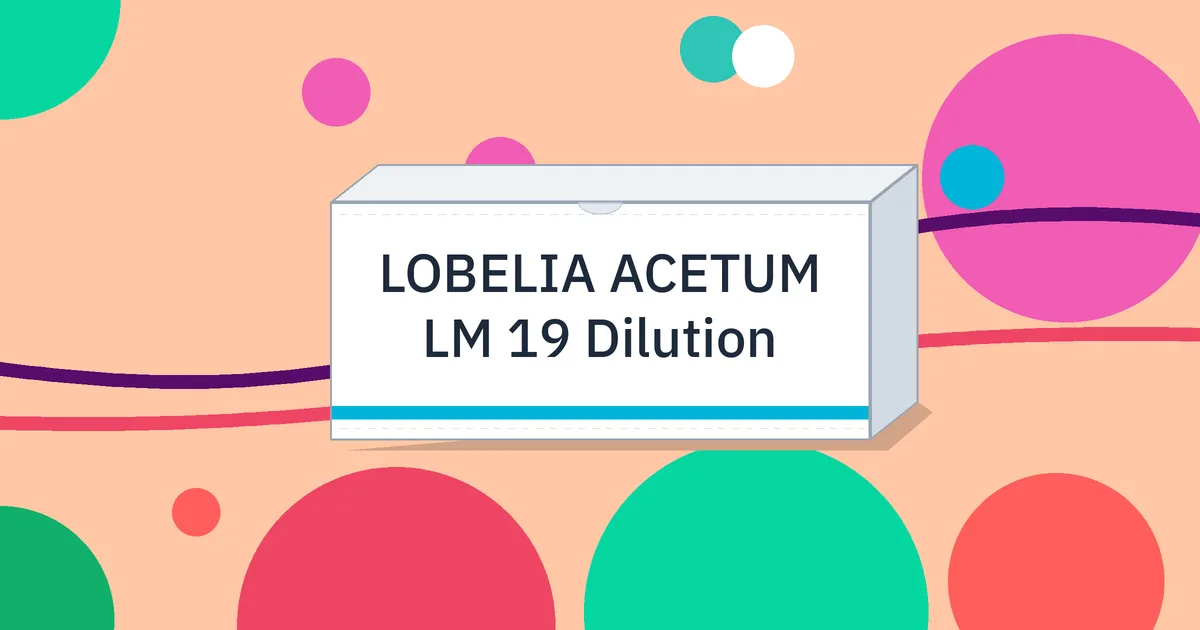 Symbolbild: Packung mit der Aufschrift LOBELIA ACETUM LM 19 Dilution (PZN 13532537) – Verfügbarkeit und Bezug in Apotheken in Frankfurt am Main