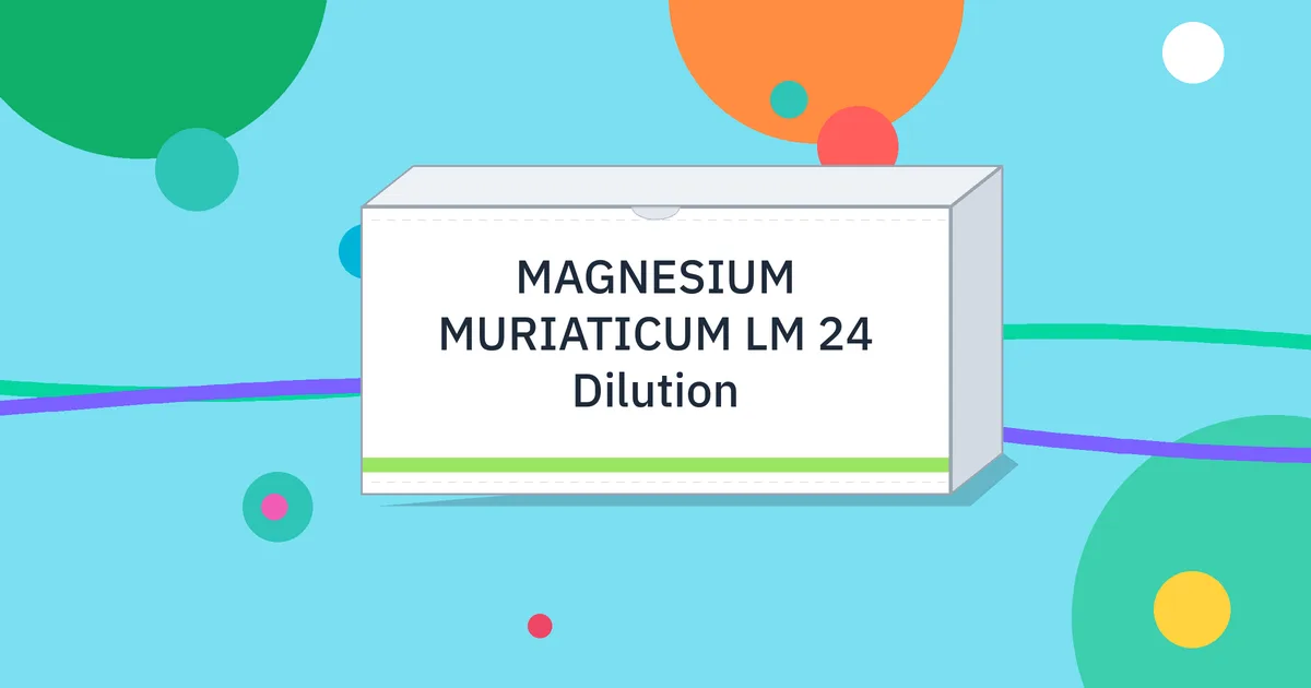 Symbolbild: Packung mit der Aufschrift MAGNESIUM MURIATICUM LM 24 Dilution (PZN 12938958) – Verfügbarkeit und Bezug in Apotheken in Frankfurt am Main