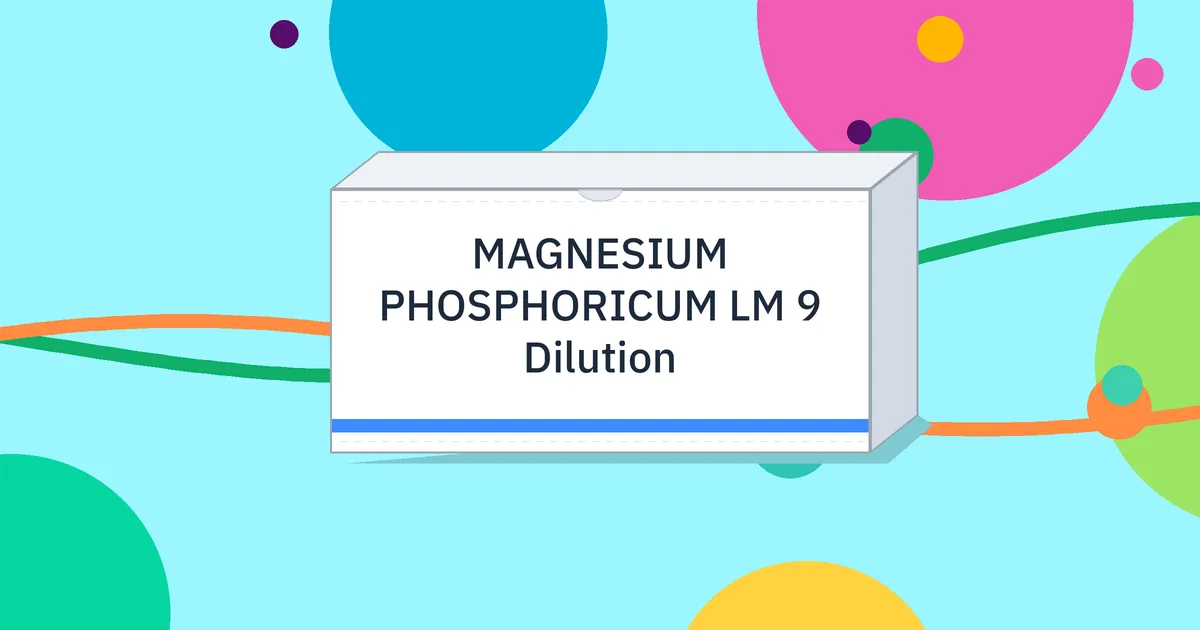 Symbolbild: Packung mit der Aufschrift MAGNESIUM PHOSPHORICUM LM 9 Dilution (PZN 12939202) – Verfügbarkeit und Bezug in Apotheken in Frankfurt am Main