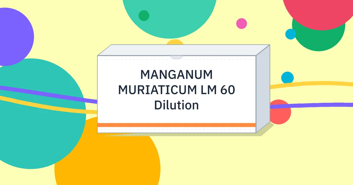 Symbolbild: Packung mit der Aufschrift MANGANUM MURIATICUM LM 60 Dilution (PZN 12943959) – Verfügbarkeit und Bezug in Apotheken in Frankfurt am Main