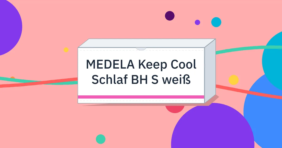 Symbolbild: Packung mit der Aufschrift MEDELA Keep Cool Schlaf BH S weiß (PZN 18269323) – Verfügbarkeit und Bezug in Apotheken in Frankfurt am Main