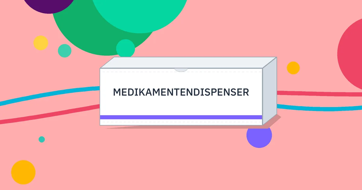 Symbolbild: Packung mit der Aufschrift MEDIKAMENTENDISPENSER (PZN 03166089) – Verfügbarkeit und Bezug in Apotheken in Frankfurt am Main