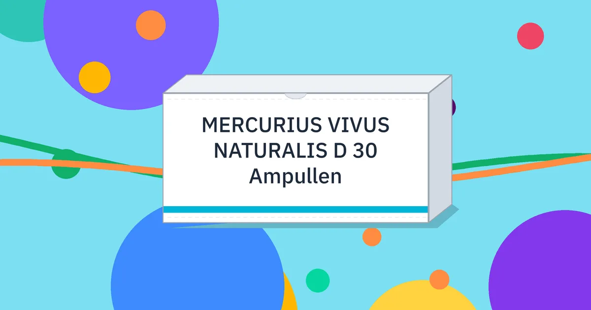 Symbolbild: Packung mit der Aufschrift MERCURIUS VIVUS NATURALIS D 30 Ampullen (PZN 01624398) – Verfügbarkeit und Bezug in Apotheken in Frankfurt am Main