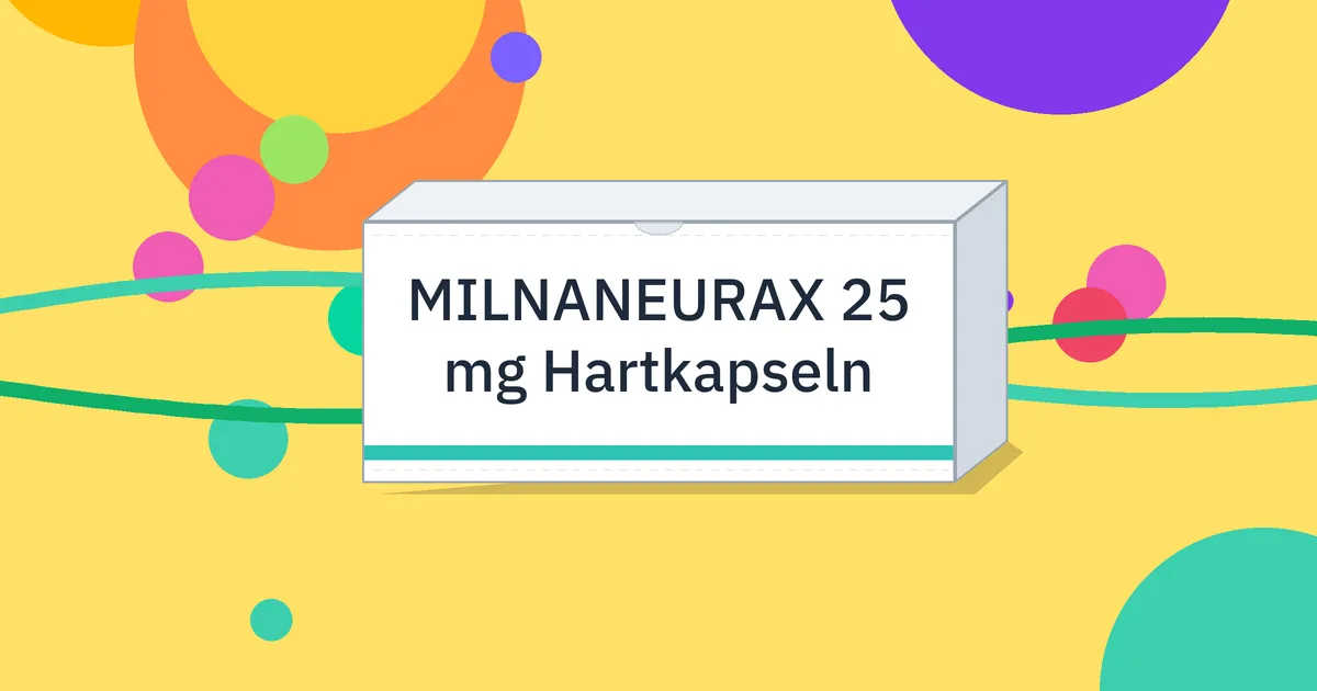 Symbolbild: Packung mit der Aufschrift MILNANEURAX 25 mg Hartkapseln (PZN 11599460) – Verfügbarkeit und Bezug in Apotheken in Frankfurt am Main