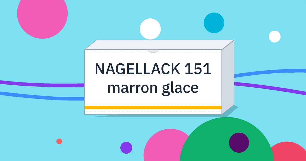 Symbolbild: Packung mit der Aufschrift NAGELLACK 151 marron glace (PZN 10850260) – Verfügbarkeit und Bezug in Apotheken in Frankfurt am Main