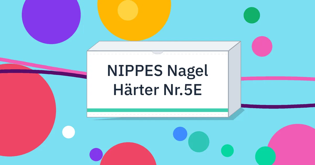 Symbolbild: Packung mit der Aufschrift NIPPES Nagel Härter Nr.5E (PZN 12572552) – Verfügbarkeit und Bezug in Apotheken in Frankfurt am Main