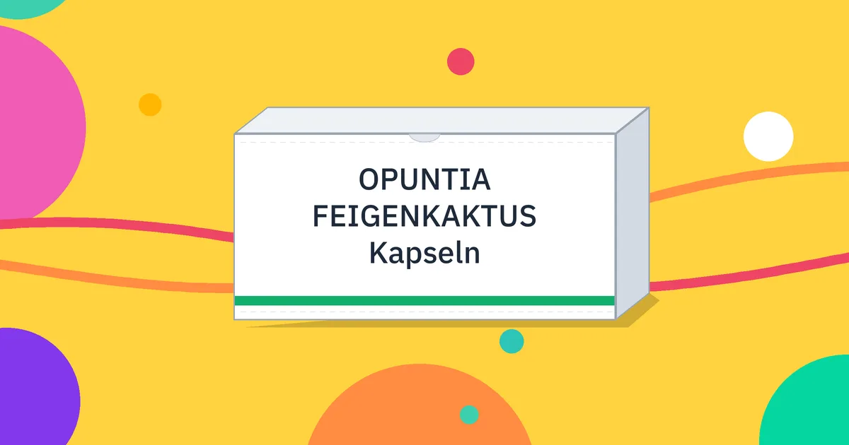 Symbolbild: Packung mit der Aufschrift OPUNTIA FEIGENKAKTUS Kapseln (PZN 01530208) – Verfügbarkeit und Bezug in Apotheken in Frankfurt am Main