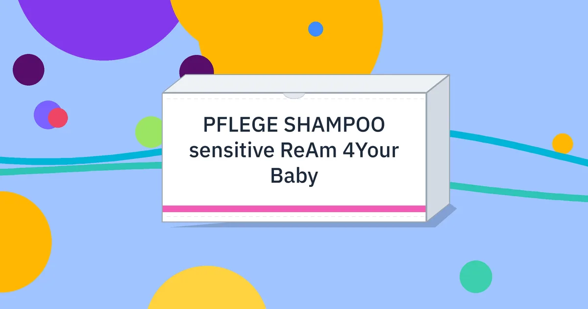 Symbolbild: Packung mit der Aufschrift PFLEGE SHAMPOO sensitive ReAm 4Your Baby (PZN 13514491) – Verfügbarkeit und Bezug in Apotheken in Frankfurt am Main