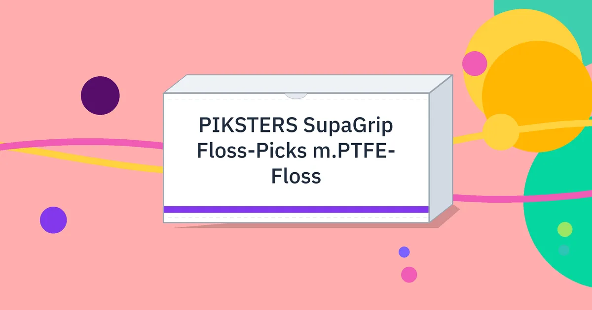 Symbolbild: Packung mit der Aufschrift PIKSTERS SupaGrip Floss-Picks m.PTFE-Floss (PZN 17593346) – Verfügbarkeit und Bezug in Apotheken in Frankfurt am Main