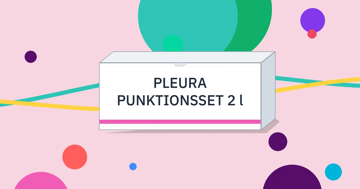 Symbolbild: Packung mit der Aufschrift PLEURA PUNKTIONSSET 2 l (PZN 12776881) – Verfügbarkeit und Bezug in Apotheken in Frankfurt am Main
