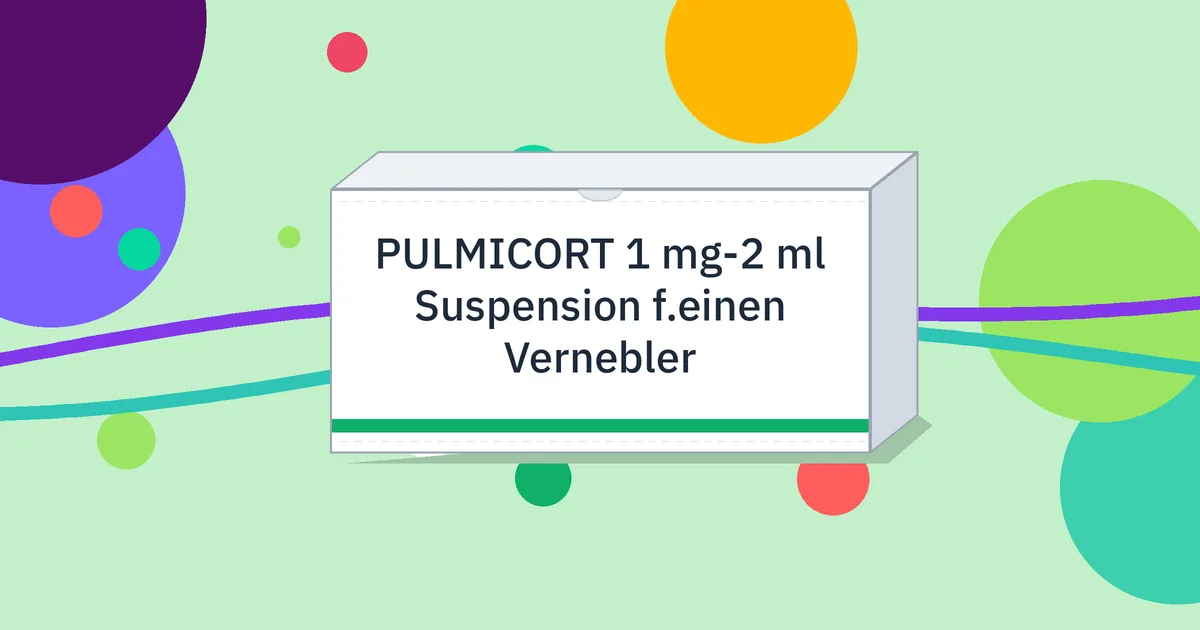 Symbolbild: Packung mit der Aufschrift PULMICORT 1 mg-2 ml Suspension f.einen Vernebler (PZN 16769292) – Verfügbarkeit und Bezug in Apotheken in Frankfurt am Main