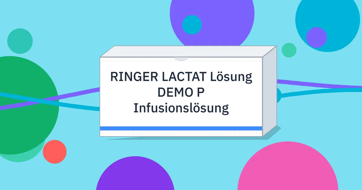 Symbolbild: Packung mit der Aufschrift RINGER LACTAT Lösung DEMO P Infusionslösung (PZN 10275264) – Verfügbarkeit und Bezug in Apotheken in Frankfurt am Main
