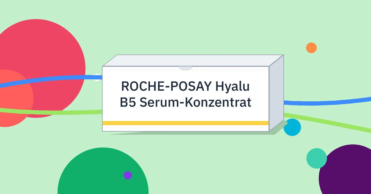 Symbolbild: Packung mit der Aufschrift ROCHE-POSAY Hyalu B5 Serum-Konzentrat (PZN 13864498) – Verfügbarkeit und Bezug in Apotheken in Frankfurt am Main