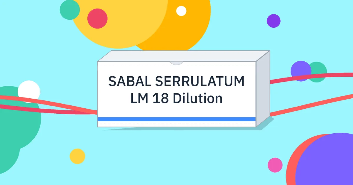 Symbolbild: Packung mit der Aufschrift SABAL SERRULATUM LM 18 Dilution (PZN 06921706) – Verfügbarkeit und Bezug in Apotheken in Frankfurt am Main