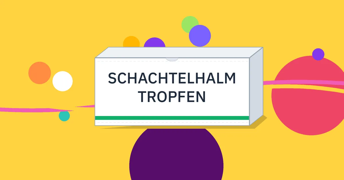 Symbolbild: Packung mit der Aufschrift SCHACHTELHALM TROPFEN (PZN 11052365) – Verfügbarkeit und Bezug in Apotheken in Frankfurt am Main