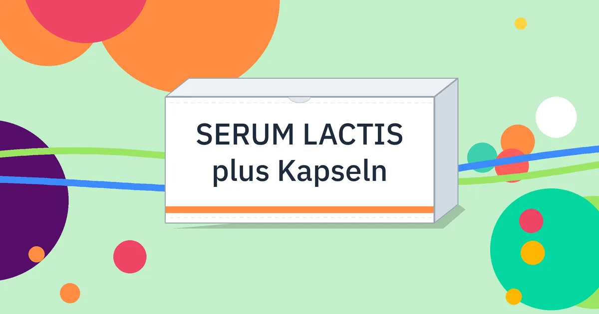 Symbolbild: Packung mit der Aufschrift SERUM LACTIS plus Kapseln (PZN 00974038) – Verfügbarkeit und Bezug in Apotheken in Frankfurt am Main
