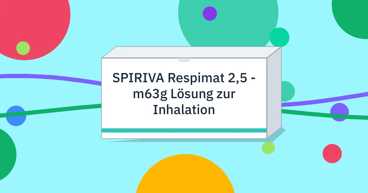 Symbolbild: Packung mit der Aufschrift SPIRIVA Respimat 2,5 -m63g Lösung zur Inhalation (PZN 14140130) – Verfügbarkeit und Bezug in Apotheken in Frankfurt am Main