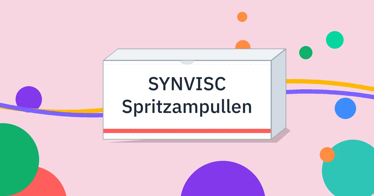 Symbolbild: Packung mit der Aufschrift SYNVISC Spritzampullen (PZN 03946806) – Verfügbarkeit und Bezug in Apotheken in Frankfurt am Main