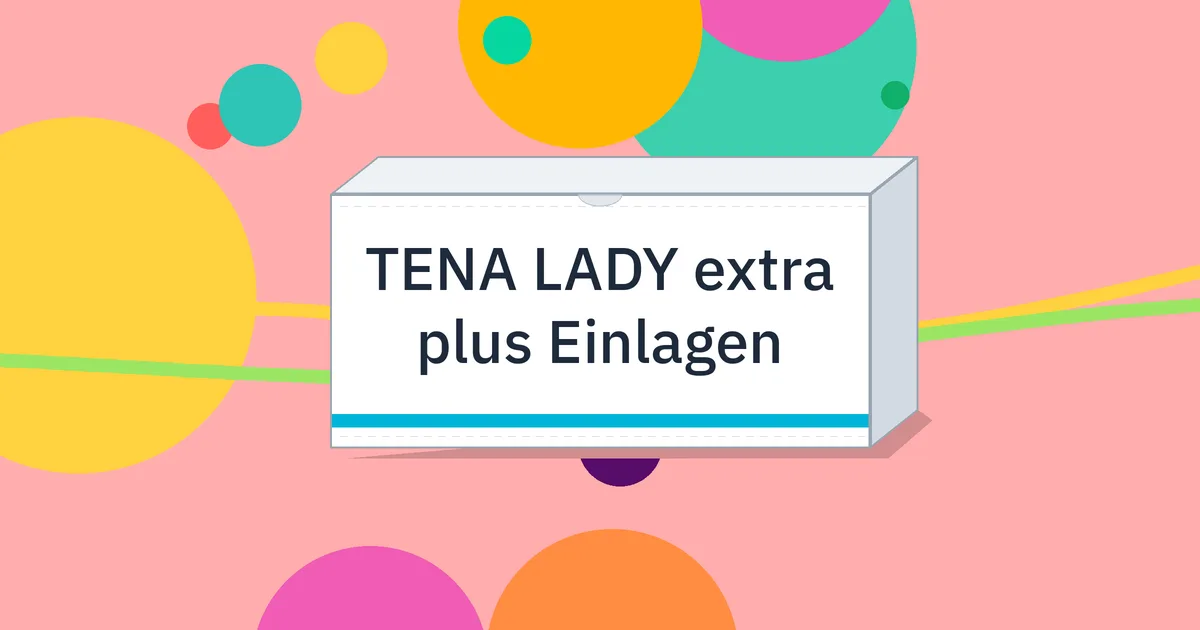 Symbolbild: Packung mit der Aufschrift TENA LADY extra plus Einlagen (PZN 04649401) – Verfügbarkeit und Bezug in Apotheken in Frankfurt am Main