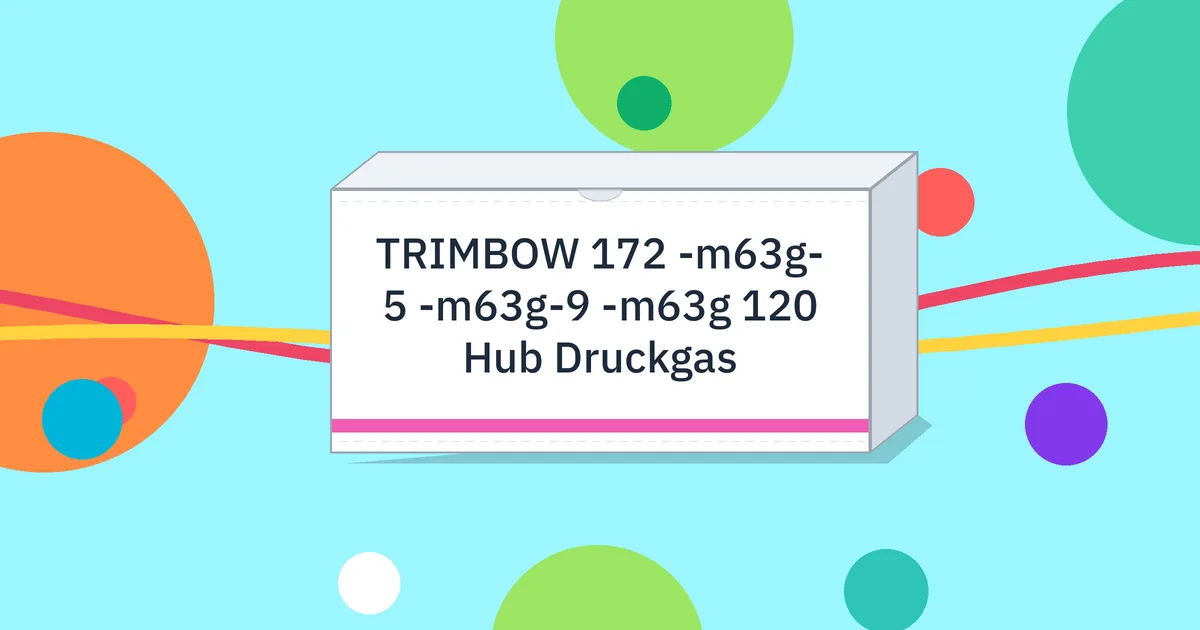 Symbolbild: Packung mit der Aufschrift TRIMBOW 172 -m63g-5 -m63g-9 -m63g 120 Hub Druckgas (PZN 20167050) – Verfügbarkeit und Bezug in Apotheken in Frankfurt am Main