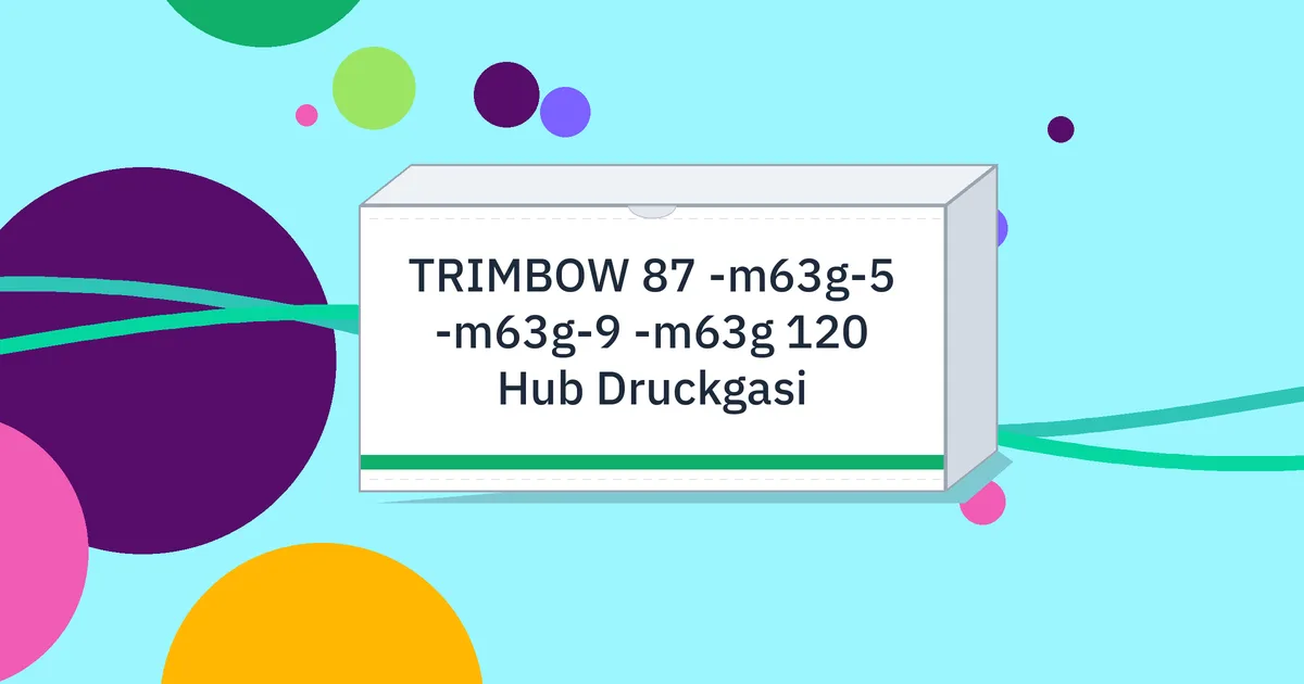 Symbolbild: Packung mit der Aufschrift TRIMBOW 87 -m63g-5 -m63g-9 -m63g 120 Hub Druckgasi (PZN 17947092) – Verfügbarkeit und Bezug in Apotheken in Frankfurt am Main