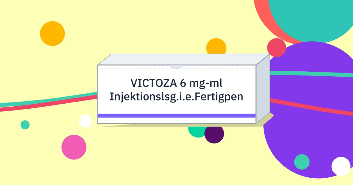 Symbolbild: Packung mit der Aufschrift VICTOZA 6 mg-ml Injektionslsg.i.e.Fertigpen (PZN 19073390) – Verfügbarkeit und Bezug in Apotheken in Frankfurt am Main