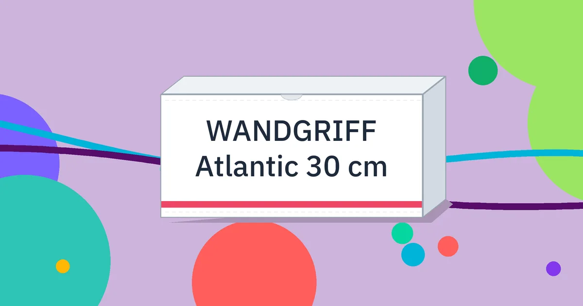 Symbolbild: Packung mit der Aufschrift WANDGRIFF Atlantic 30 cm (PZN 13168184) – Verfügbarkeit und Bezug in Apotheken in Frankfurt am Main