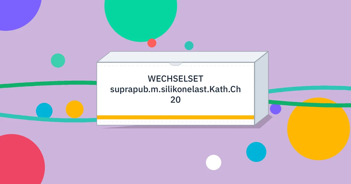 Symbolbild: Packung mit der Aufschrift WECHSELSET suprapub.m.silikonelast.Kath.Ch 20 (PZN 18255427) – Verfügbarkeit und Bezug in Apotheken in Frankfurt am Main