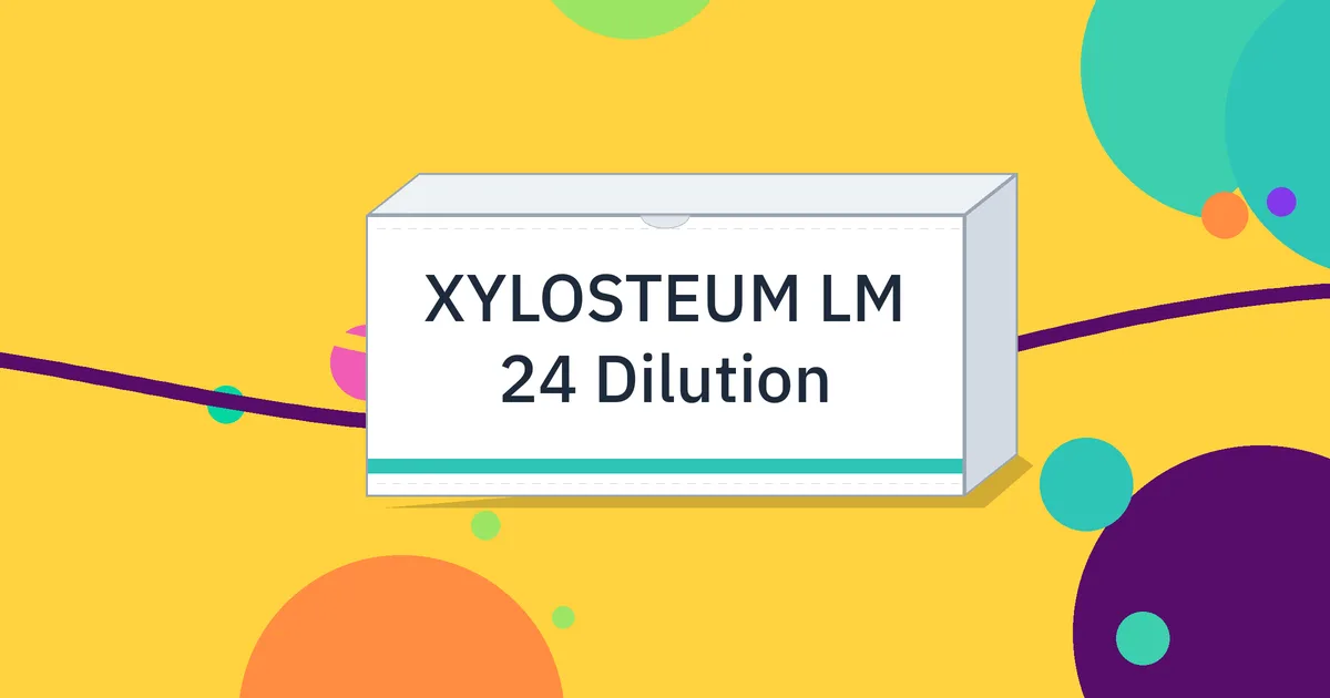 Symbolbild: Packung mit der Aufschrift XYLOSTEUM LM 24 Dilution (PZN 13284447) – Verfügbarkeit und Bezug in Apotheken in Frankfurt am Main
