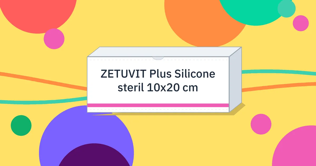 Symbolbild: Packung mit der Aufschrift ZETUVIT Plus Silicone steril 10x20 cm (PZN 18676502) – Verfügbarkeit und Bezug in Apotheken in Frankfurt am Main