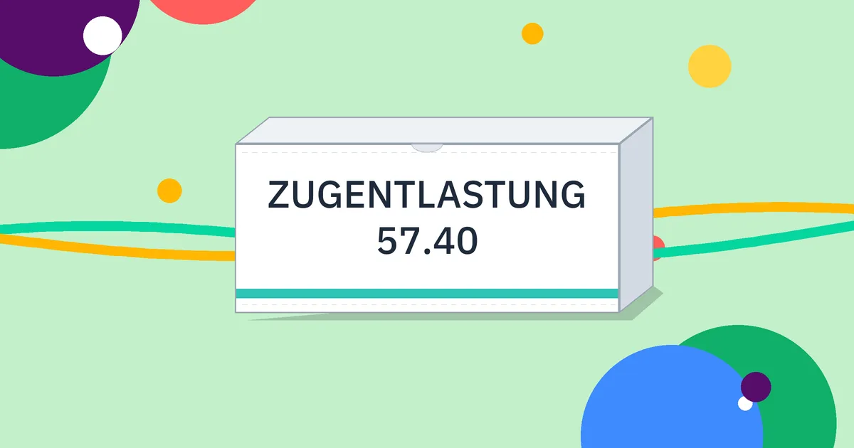 Symbolbild: Packung mit der Aufschrift ZUGENTLASTUNG 57.40 (PZN 18181114) – Verfügbarkeit und Bezug in Apotheken in Frankfurt am Main