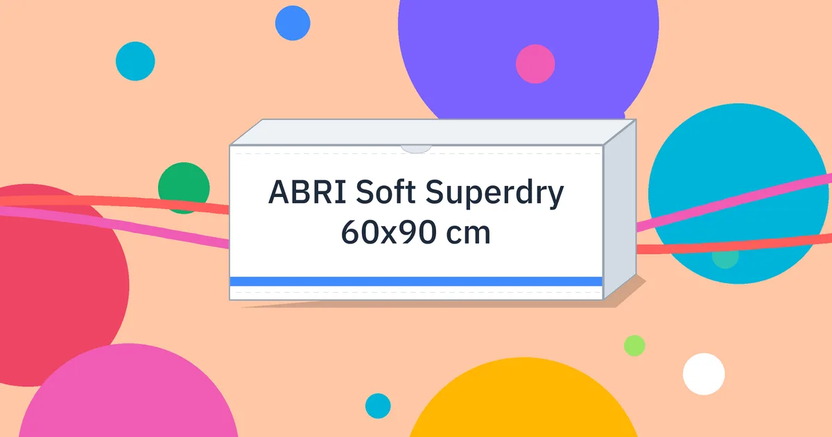 Symbolbild: Packung mit der Aufschrift ABRI Soft Superdry 60x90 cm (PZN 04972881) – Verfügbarkeit und Bezug in Apotheken in Frankfurt am Main