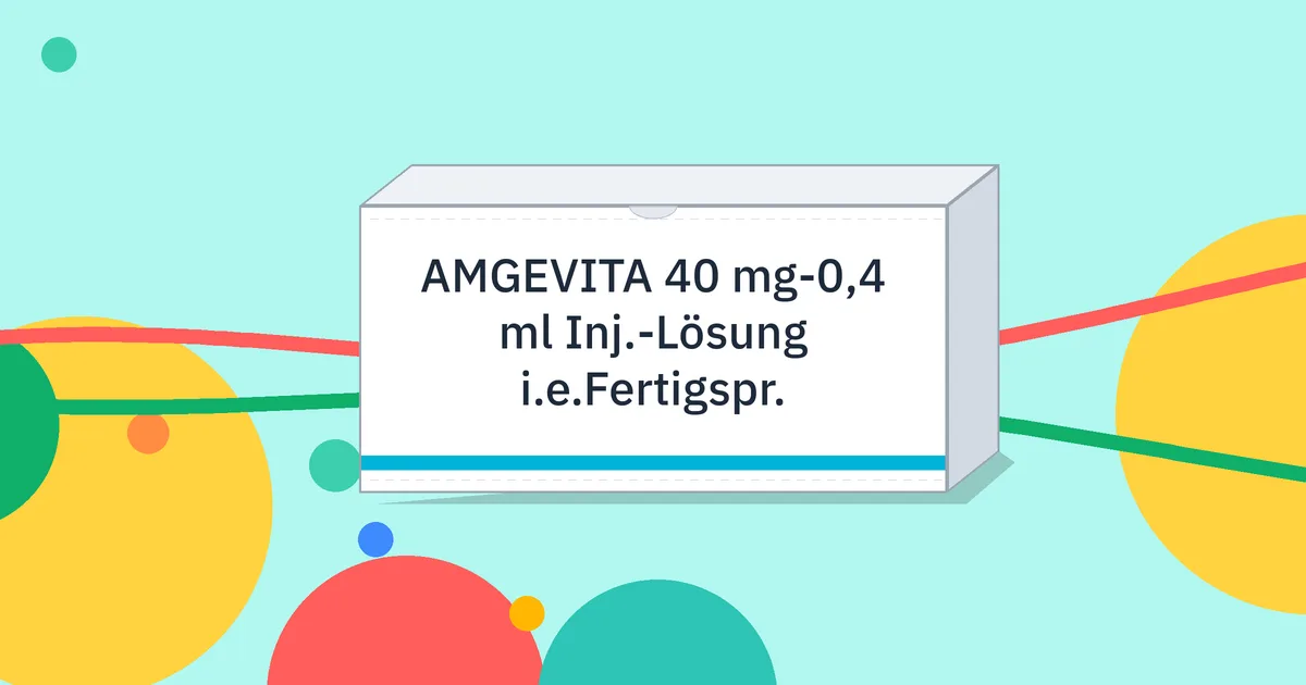 Symbolbild: Packung mit der Aufschrift AMGEVITA 40 mg-0,4 ml Inj.-Lösung i.e.Fertigspr. (PZN 19670677) – Verfügbarkeit und Bezug in Apotheken in Frankfurt am Main