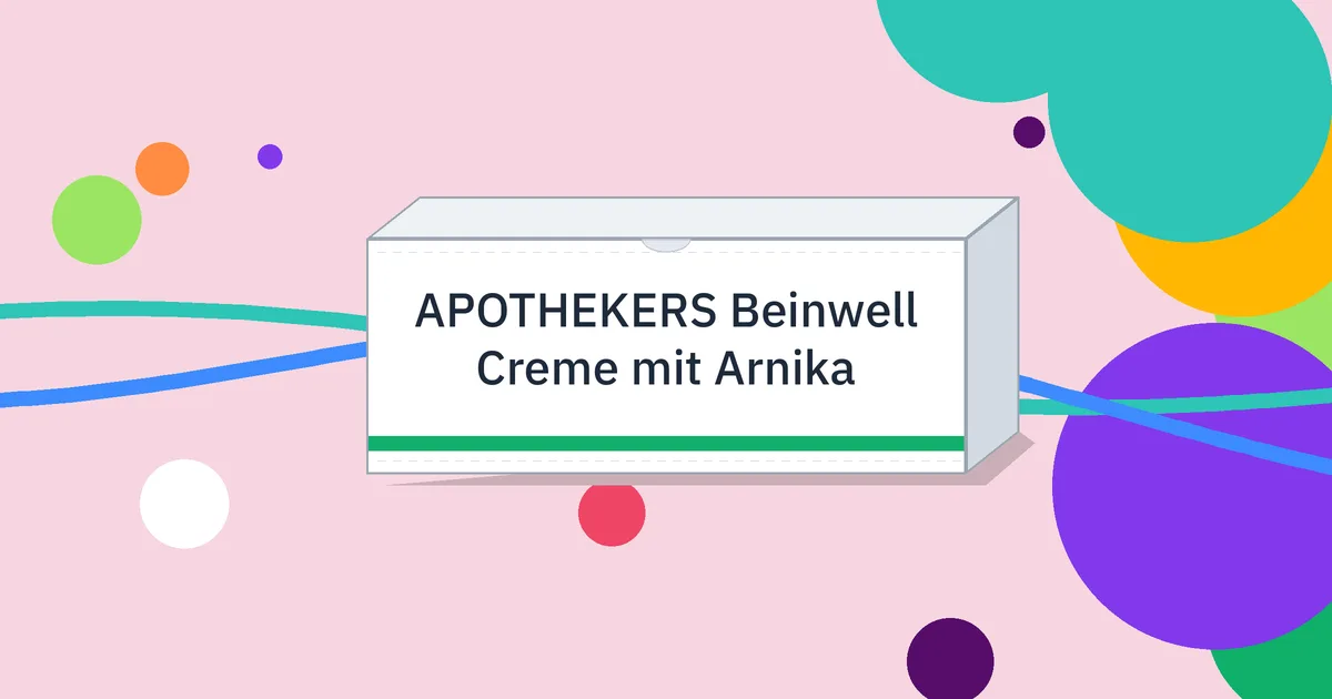 Symbolbild: Packung mit der Aufschrift APOTHEKERS Beinwell Creme mit Arnika (PZN 15421747) – Verfügbarkeit und Bezug in Apotheken in Frankfurt am Main