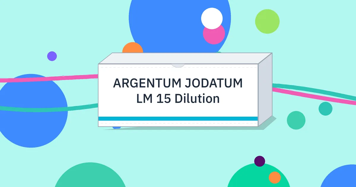 Symbolbild: Packung mit der Aufschrift ARGENTUM JODATUM LM 15 Dilution (PZN 12767416) – Verfügbarkeit und Bezug in Apotheken in Frankfurt am Main