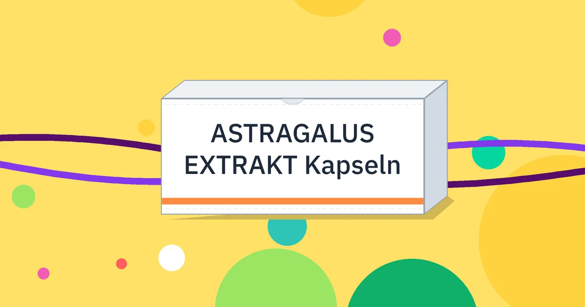 Symbolbild: Packung mit der Aufschrift ASTRAGALUS EXTRAKT Kapseln (PZN 18494787) – Verfügbarkeit und Bezug in Apotheken in Frankfurt am Main