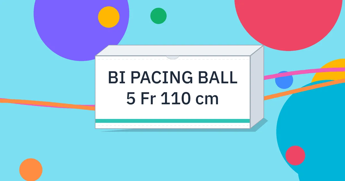 Symbolbild: Packung mit der Aufschrift BI PACING BALL 5 Fr 110 cm (PZN 09381239) – Verfügbarkeit und Bezug in Apotheken in Frankfurt am Main